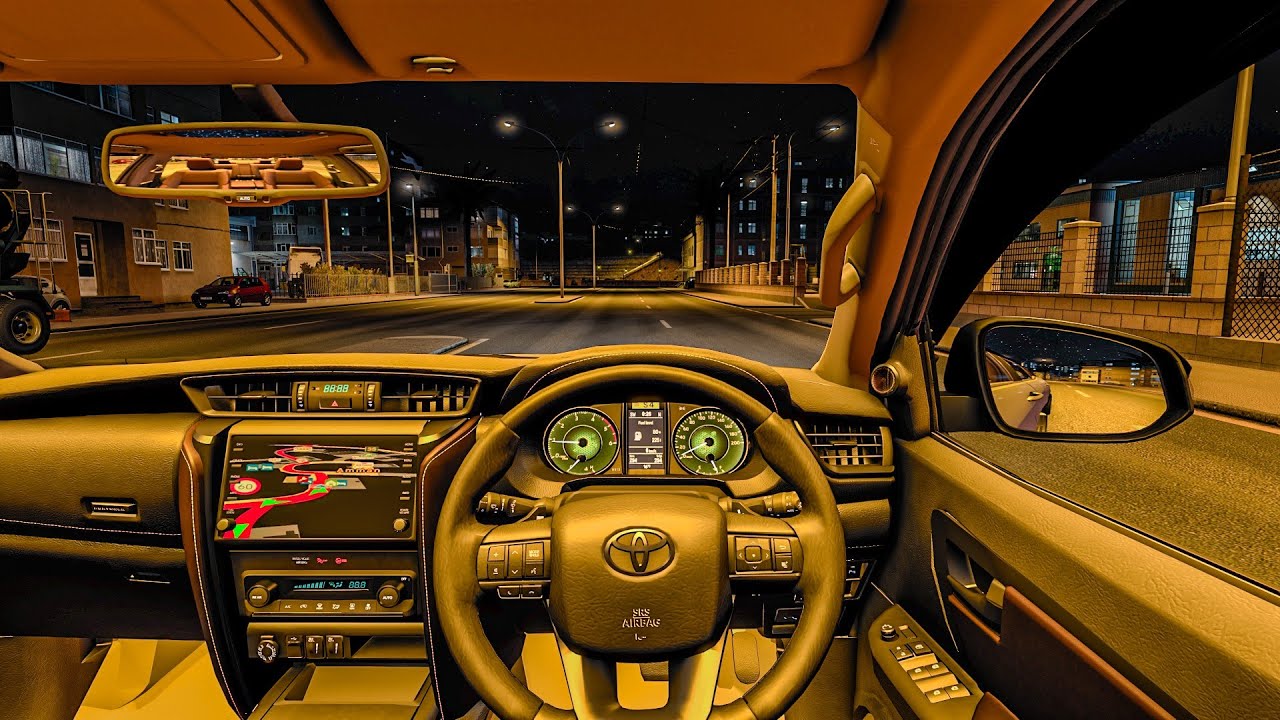 Toyota Fortuner - Night Drive from Jordan to Saudi Arabia | Euro Truck ...