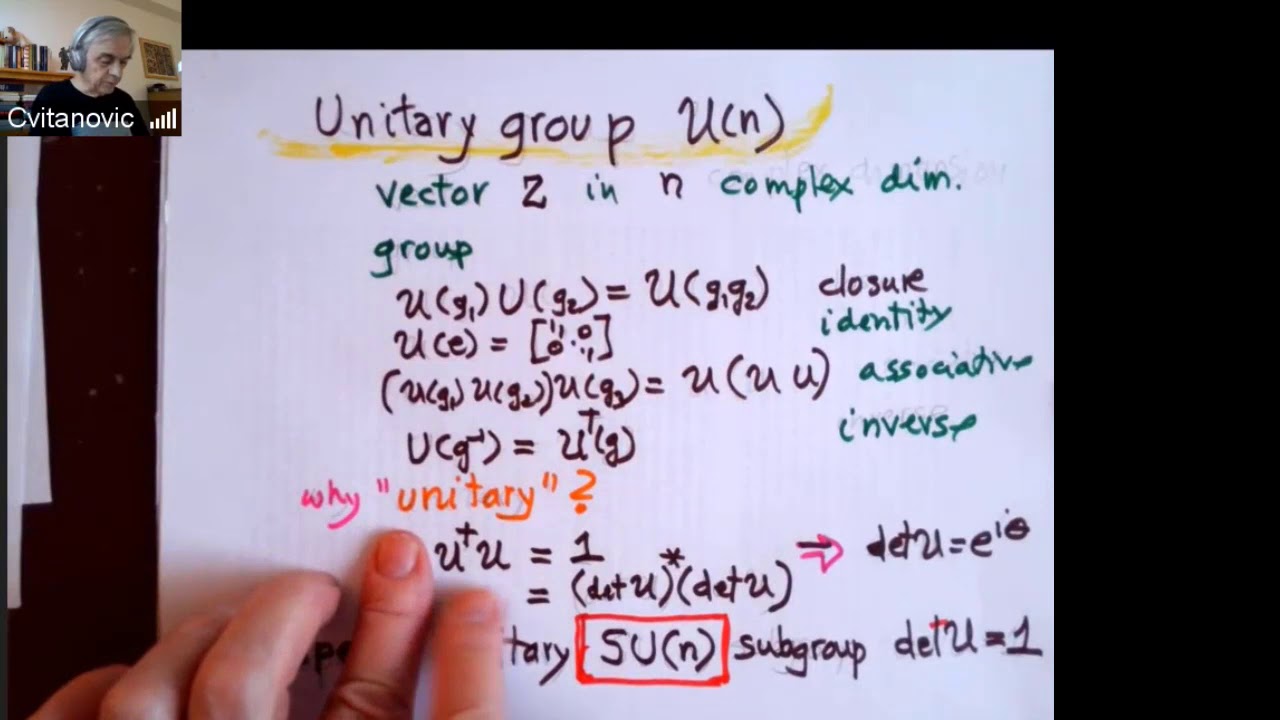 Week 11 Discussion 1 - Why unitary groups? - YouTube