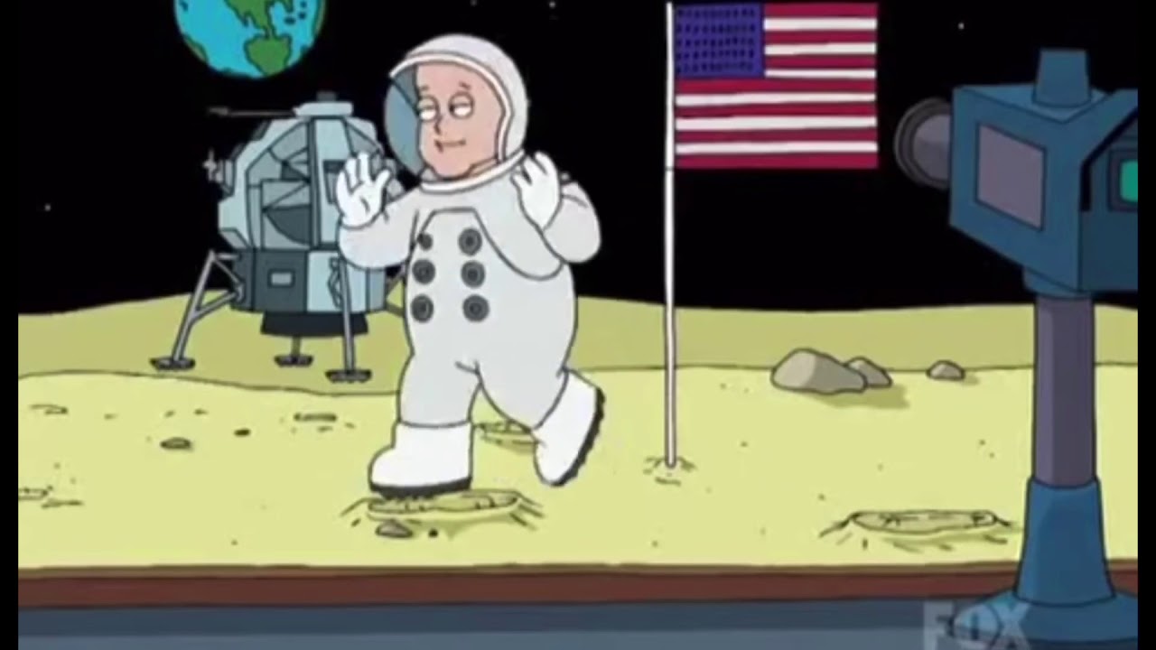 Family Guy The Moon Landing Was Faked - YouTube