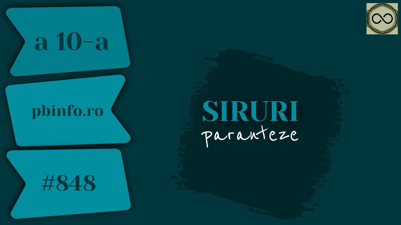 Rezolvare Problema #848 PBINFO - Siruri de Caractere - Paranteze ...