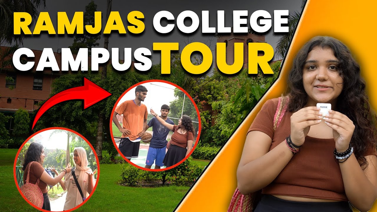 RAMJAS COLLEGE CAMPUS TOUR || Delhi university || student interaction ...