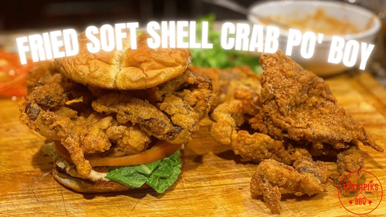 The Ultimate Fried Soft Shell Crab Po Boy - YouTube