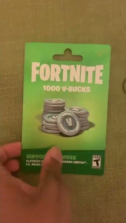 Fortnite: free 1,000 v bucks code - YouTube