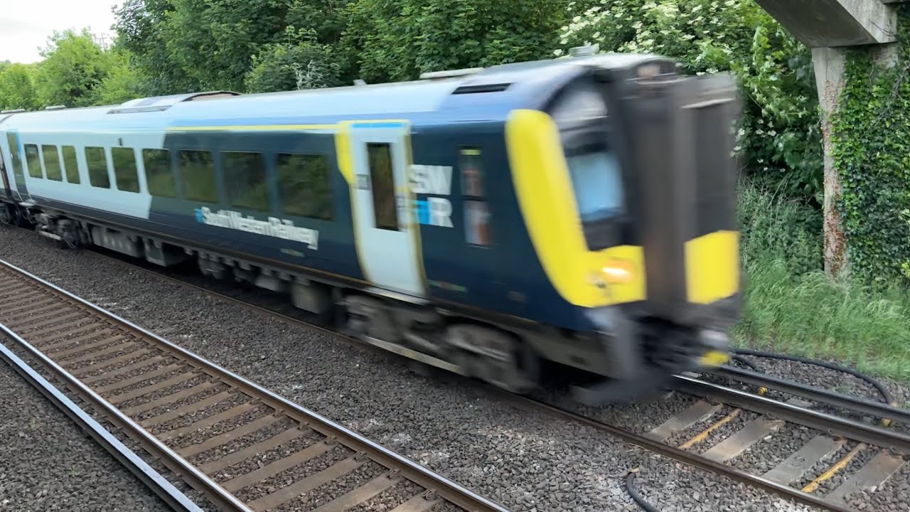 Class 444 Desiro | 444032 + 444027 | South Western Railway - YouTube