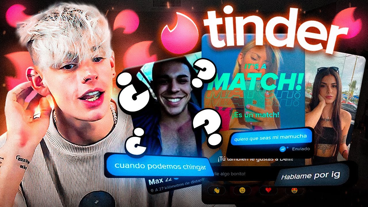 MI PRIMERA VEZ EN TINDER BUSCANDO UNA CITA - YouTube