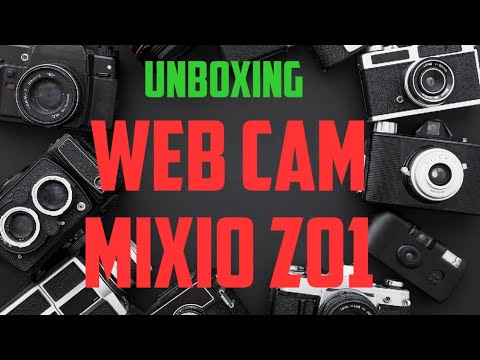 UNBOXING WEBCAM MIXIO Z01 - YouTube