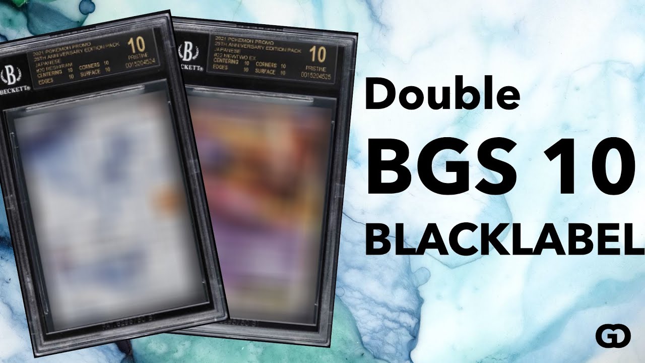 Double Pokemon BLACK LABEL BGS 10 - PWWC Purchase BGS and Yu-Gi-Oh ...