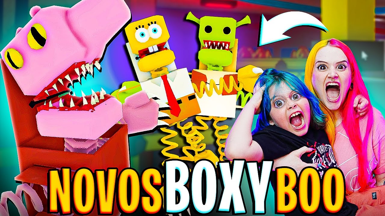 BOXY BOO EM: TRANSFORMAÇÕES BIZARRAS! 😮 ROBLOX Boxy Boo Morphs EP1 ...