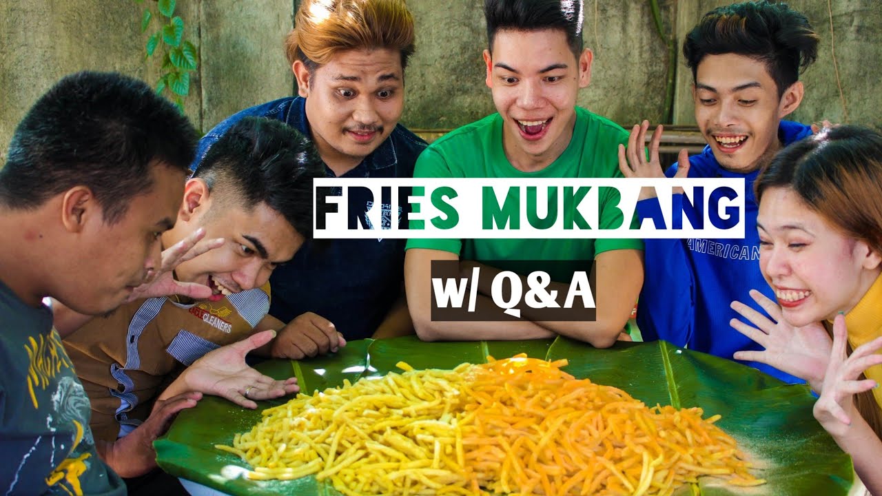 FRIES MUKBANG w/ Q & A | KaTol TV Debut Vlog - YouTube