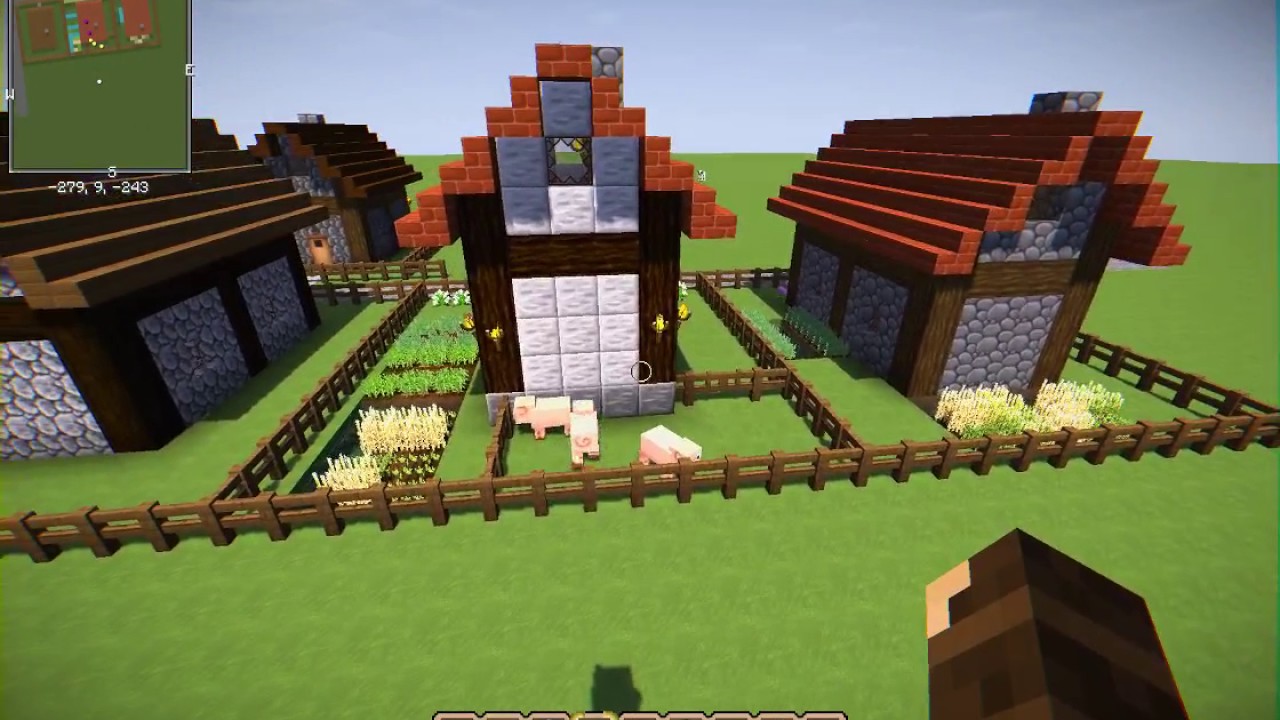 Minecraft: Einfache Fachwerkhäuser bauen 2 [GER] - YouTube