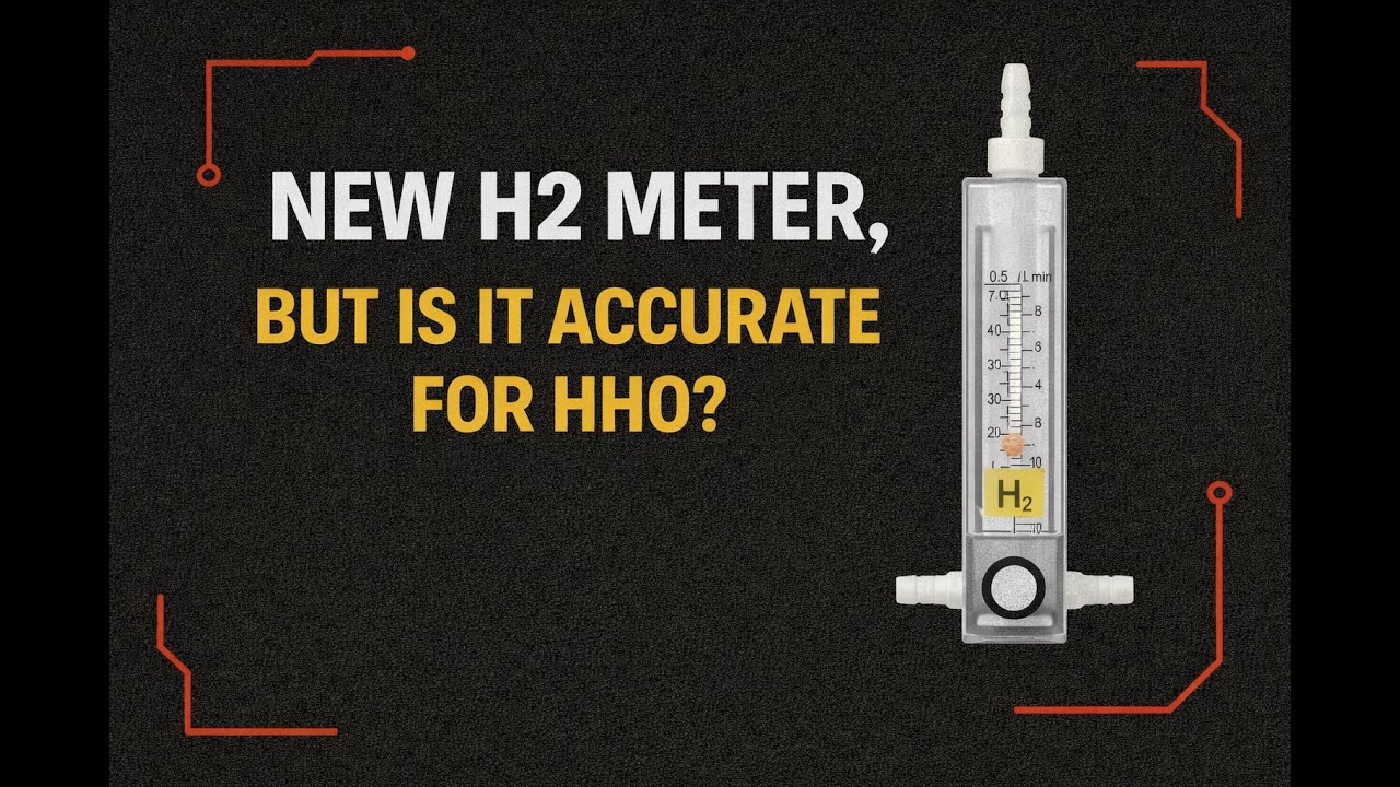 New H2 Gas Flow Meter. Is it Accurate for HHO? - YouTube
