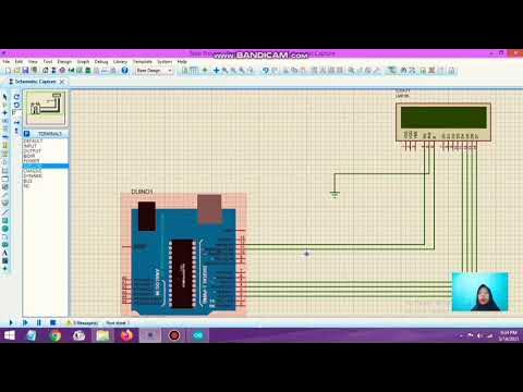 Simulasi Running Teks Dengan LCD Berbasis Arduino Uno Menggunakan Aplikasi Proteus 8 - YouTube