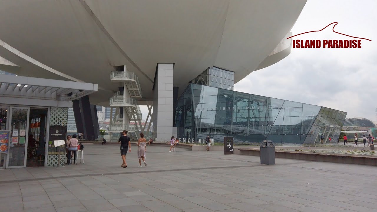 Virtual Tour Around and Inside of ArtScience Museum - YouTube