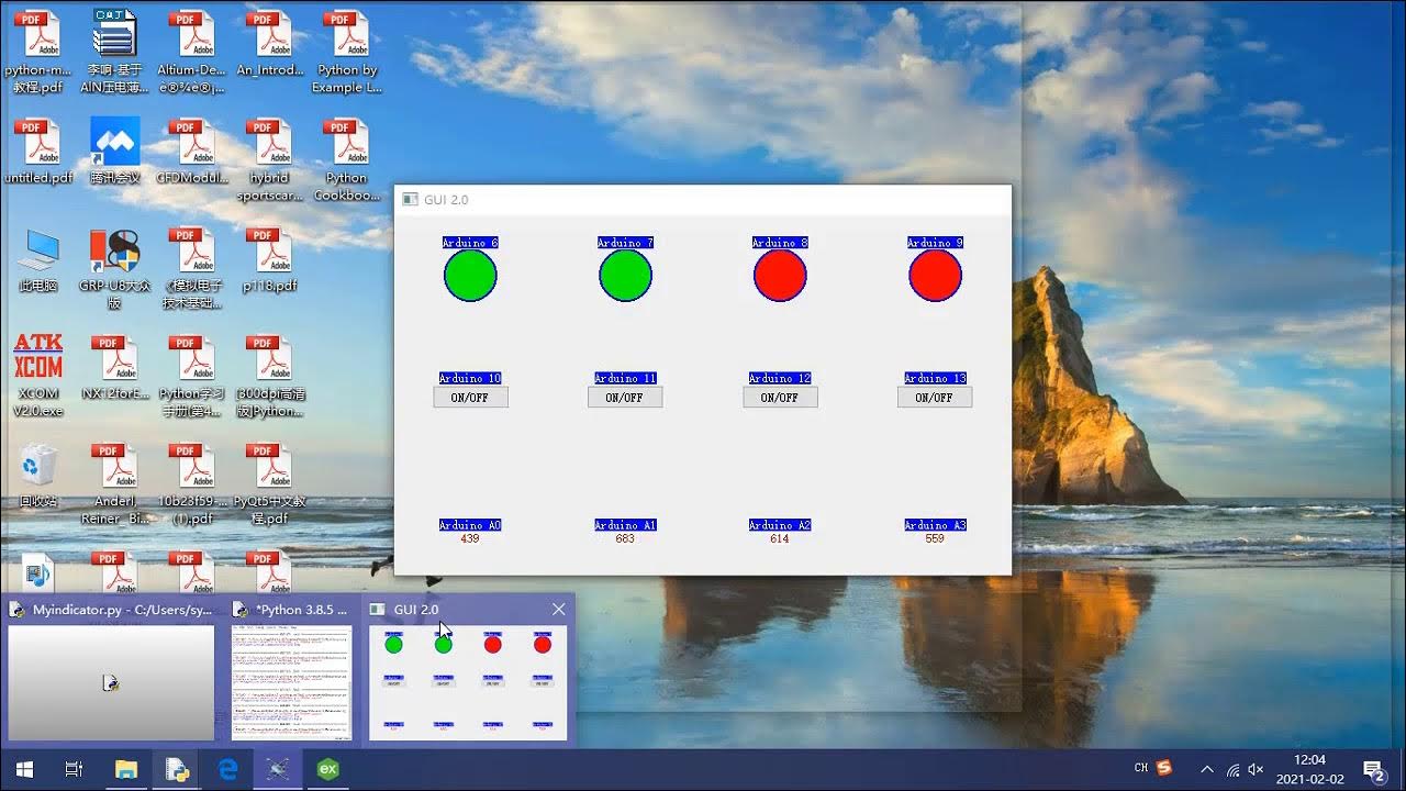 Cosimulation with proteus kepsever arduino OPC and arduino - YouTube