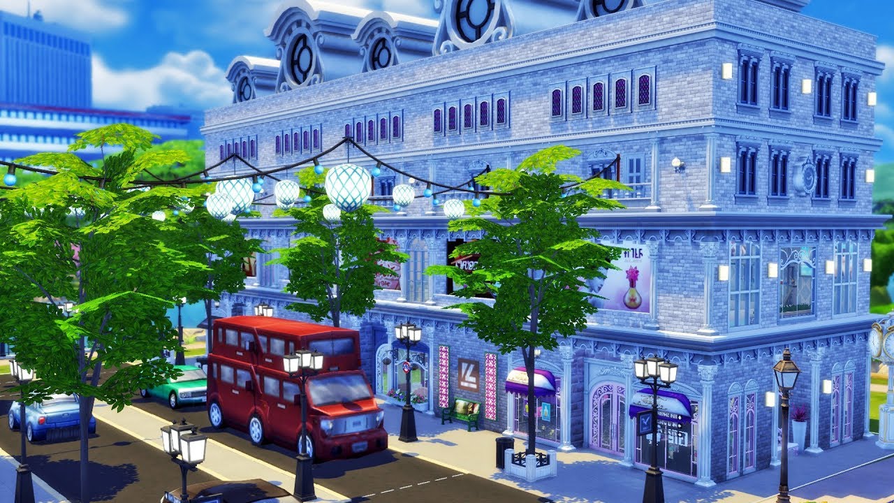 Shops at Little Oxford Street London | The Sims 4 Speed Build Collab ...