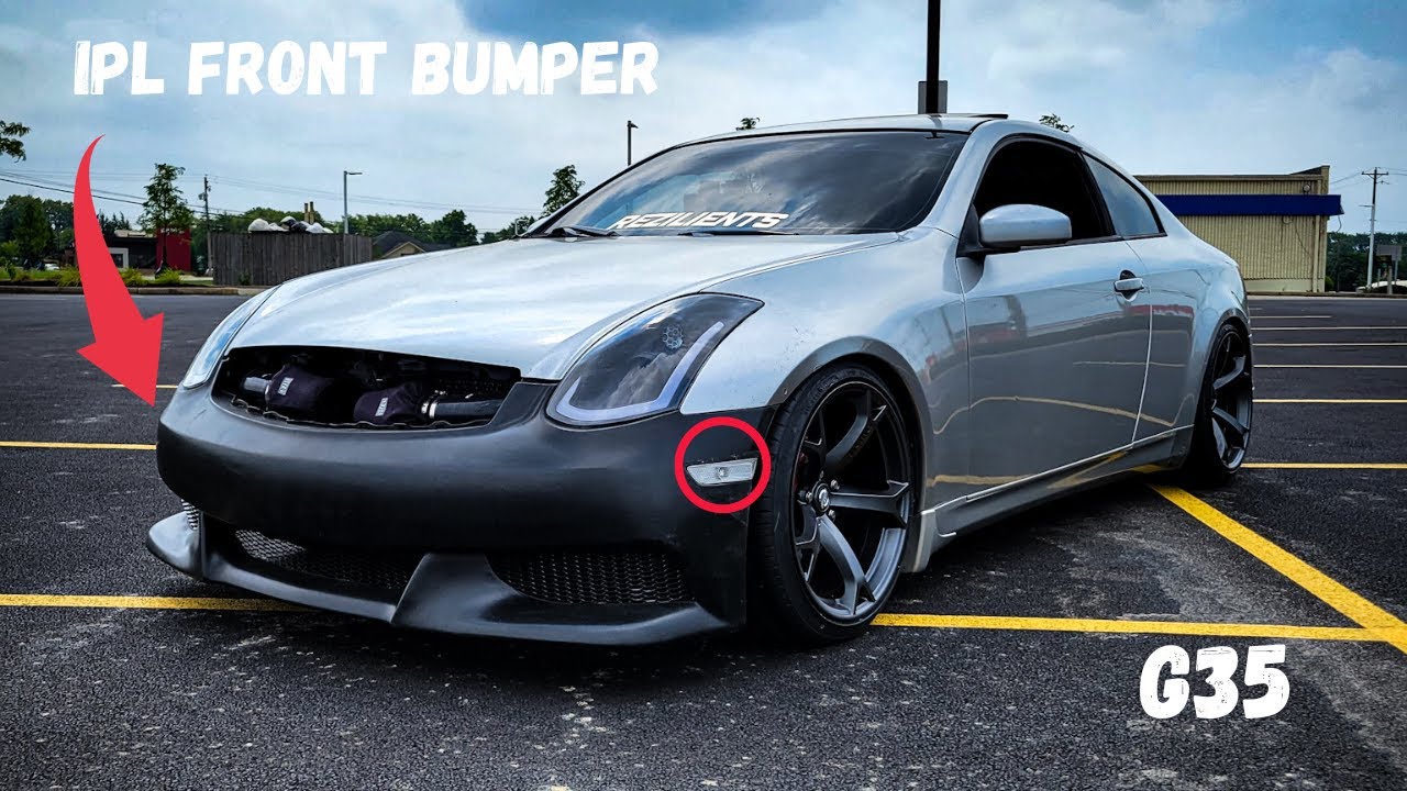 G35 gets IPL front bumper | cars and coffee 🏎️☕ - YouTube