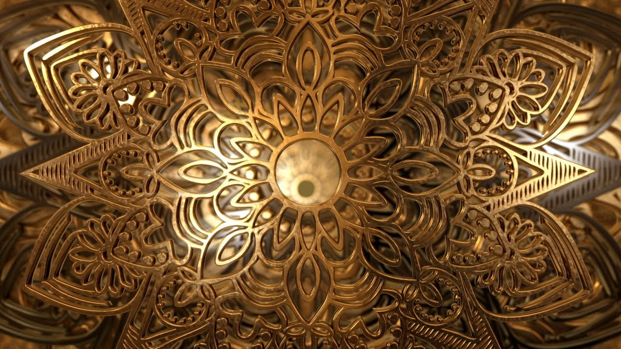 Mandala 3D Abstract Motion Graphics Footage Free (4K Download ) - YouTube