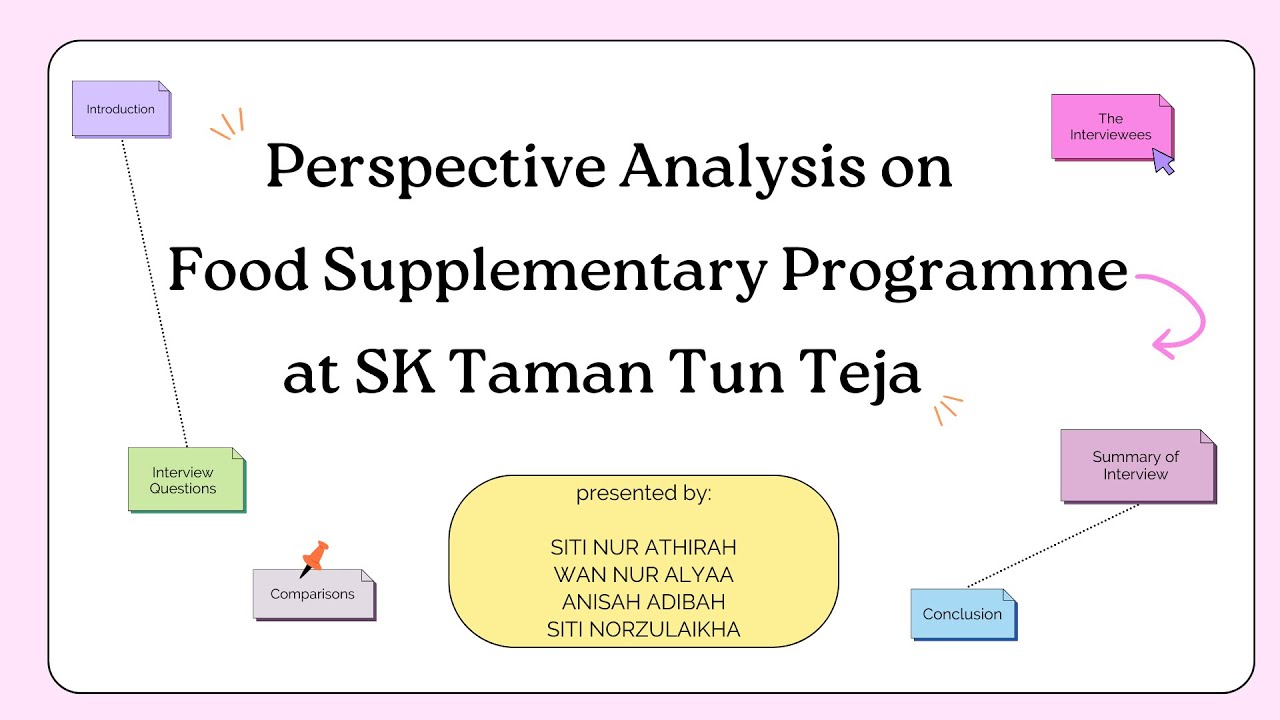 EDU3223 SECTION 5 PERSPECTIVE ANALYSIS ON THE FOOD SUPPLEMENTARY PROGRAMME - YouTube