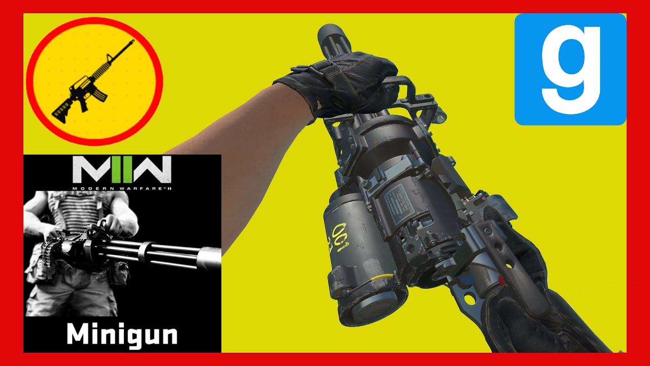 Garry's Mod: Modern Warfare 2022 Minigun showcase - YouTube
