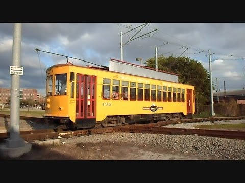 Amtrak Silver Star And Teco Trolley Cross Over Same Diamond - YouTube