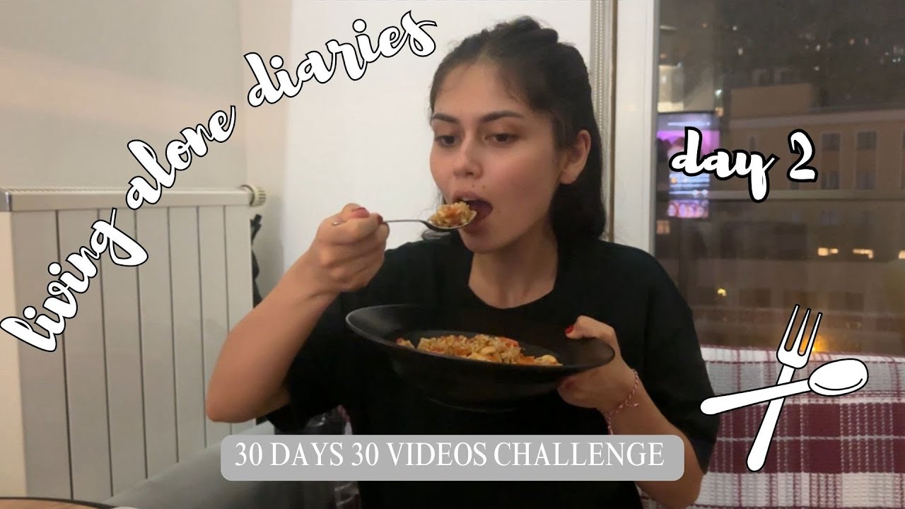 VLOG | Day 2 | what I eat in a day | made Uzbek pilav | first day of ...