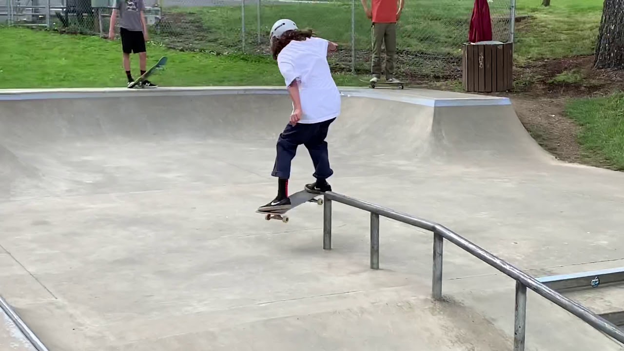 My first down rail - YouTube
