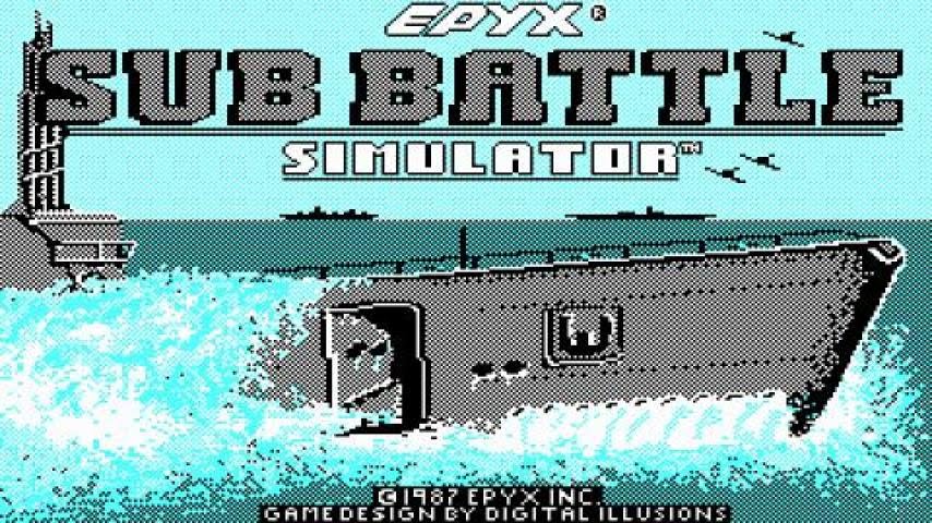 Sub Battle Simulator gameplay (PC Game, 1987) - YouTube