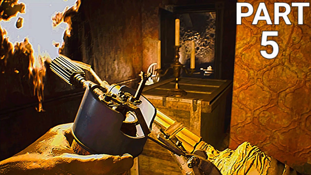 RESIDENT EVIL 7 Walkthrough Gameplay Part 5 - FLAMETROWER (RE7) - YouTube