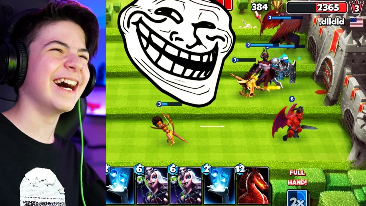 TROLL IN CASTLE 1 😭 #10 - Castle Crush - YouTube