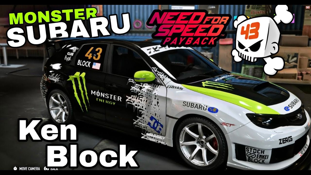 Monster Subaru Impreza Ken Block / How to build in NFS Payback - YouTube