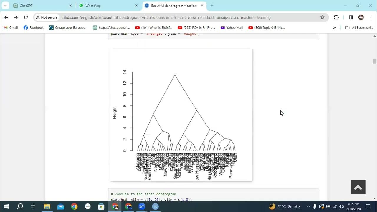 24 batch; How to create dendrogram in R ? - YouTube