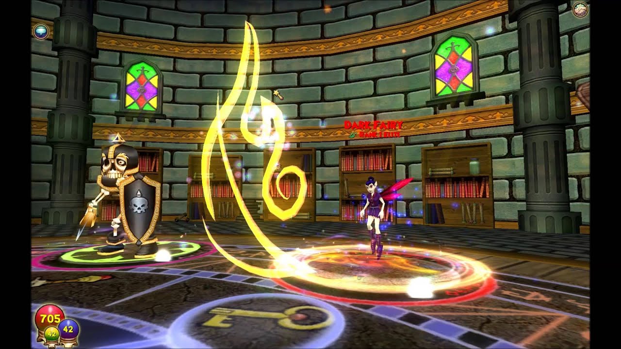 Wizard101 | Boss #1 | Rattlebones - YouTube