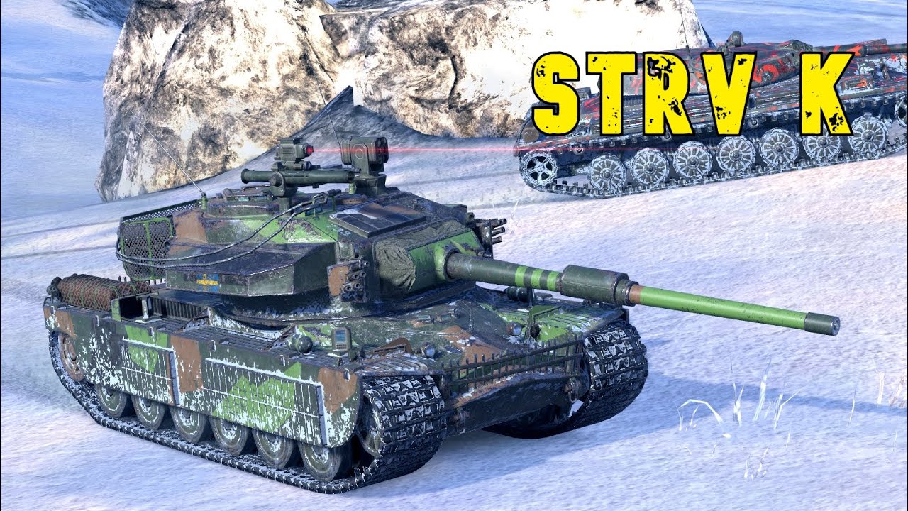 Strv K - 4 Kills • 9K DMG • WoT Blitz - YouTube