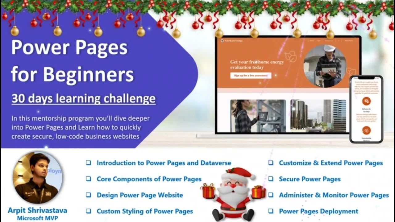 Power Pages 30 Days Learning Challenge - YouTube