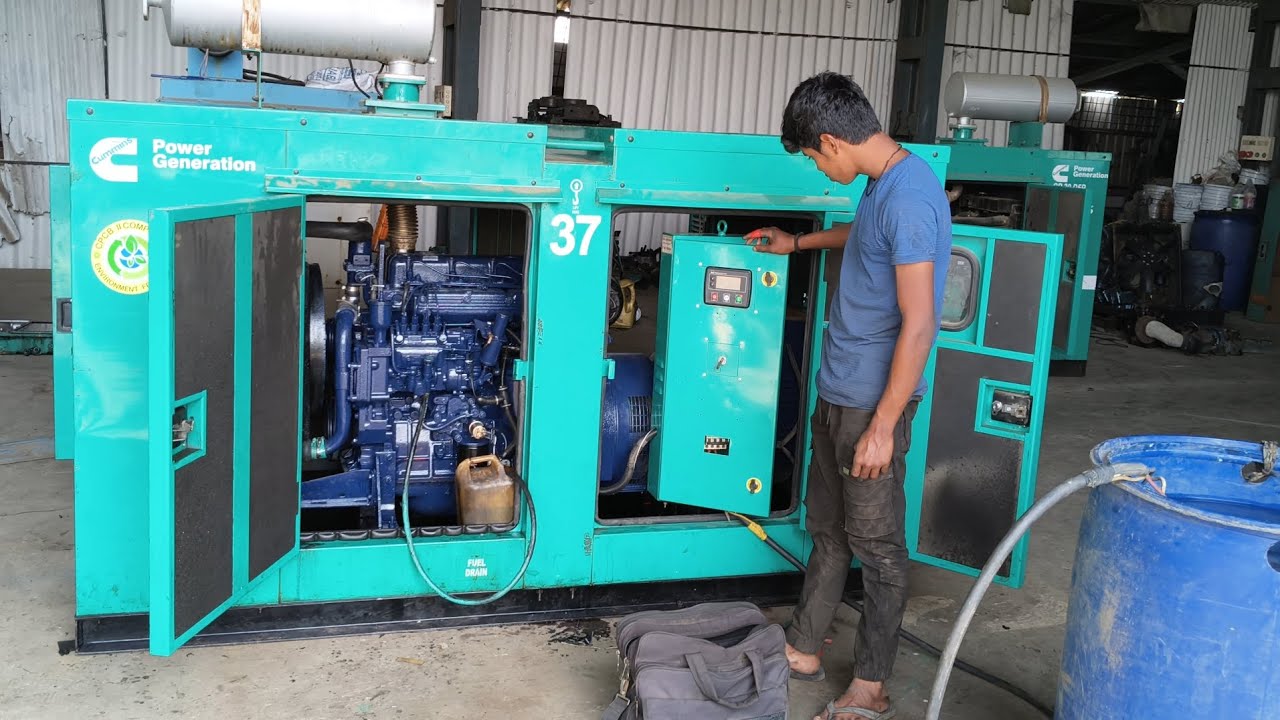 40 kVA engine kirloskar kenopee Cummins modified engine # ...