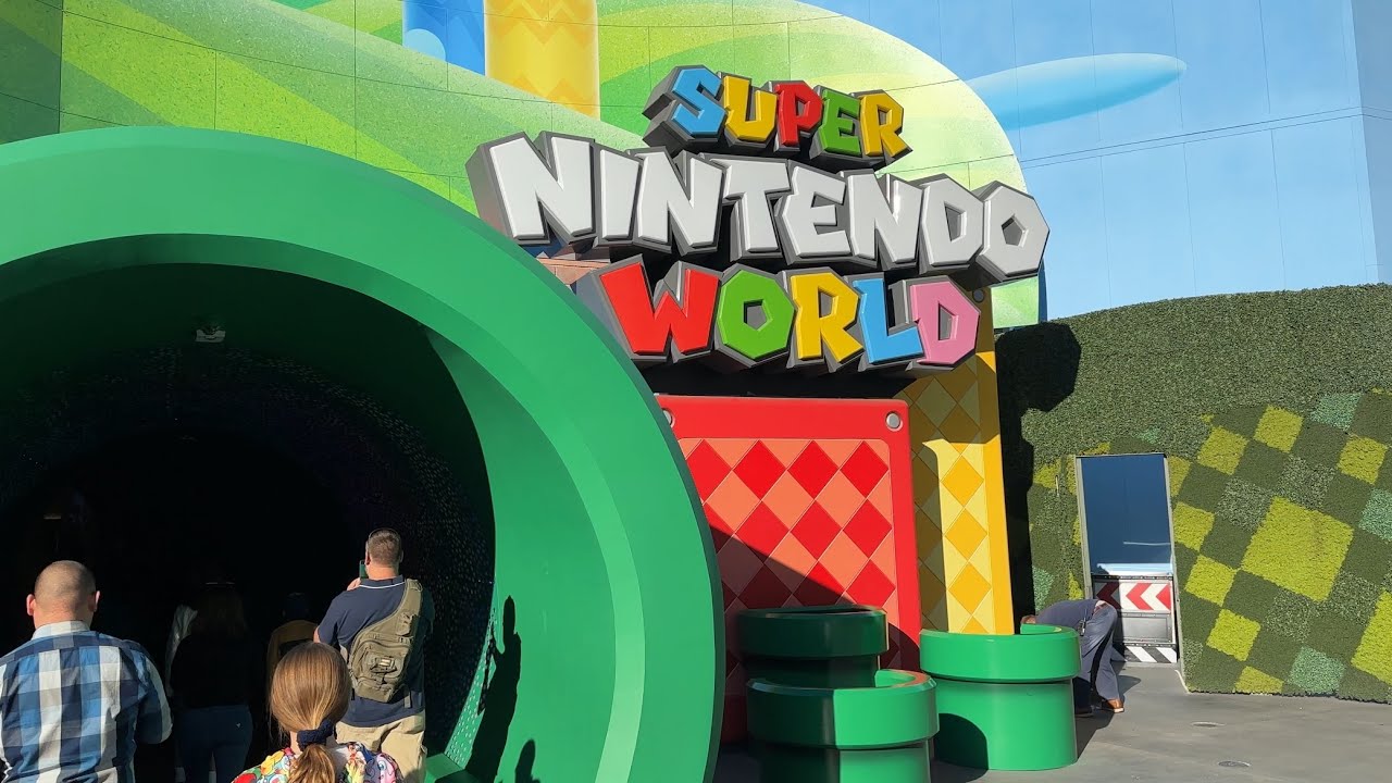 Super Nintendo World Entrance (Universal Studios Hollywood) - YouTube