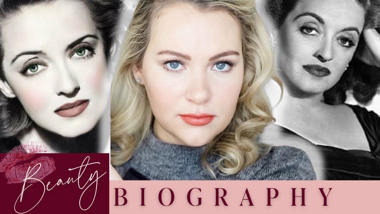 Bette Davis Makeup + Biography | Ashley Aye | Beauty Biography - YouTube