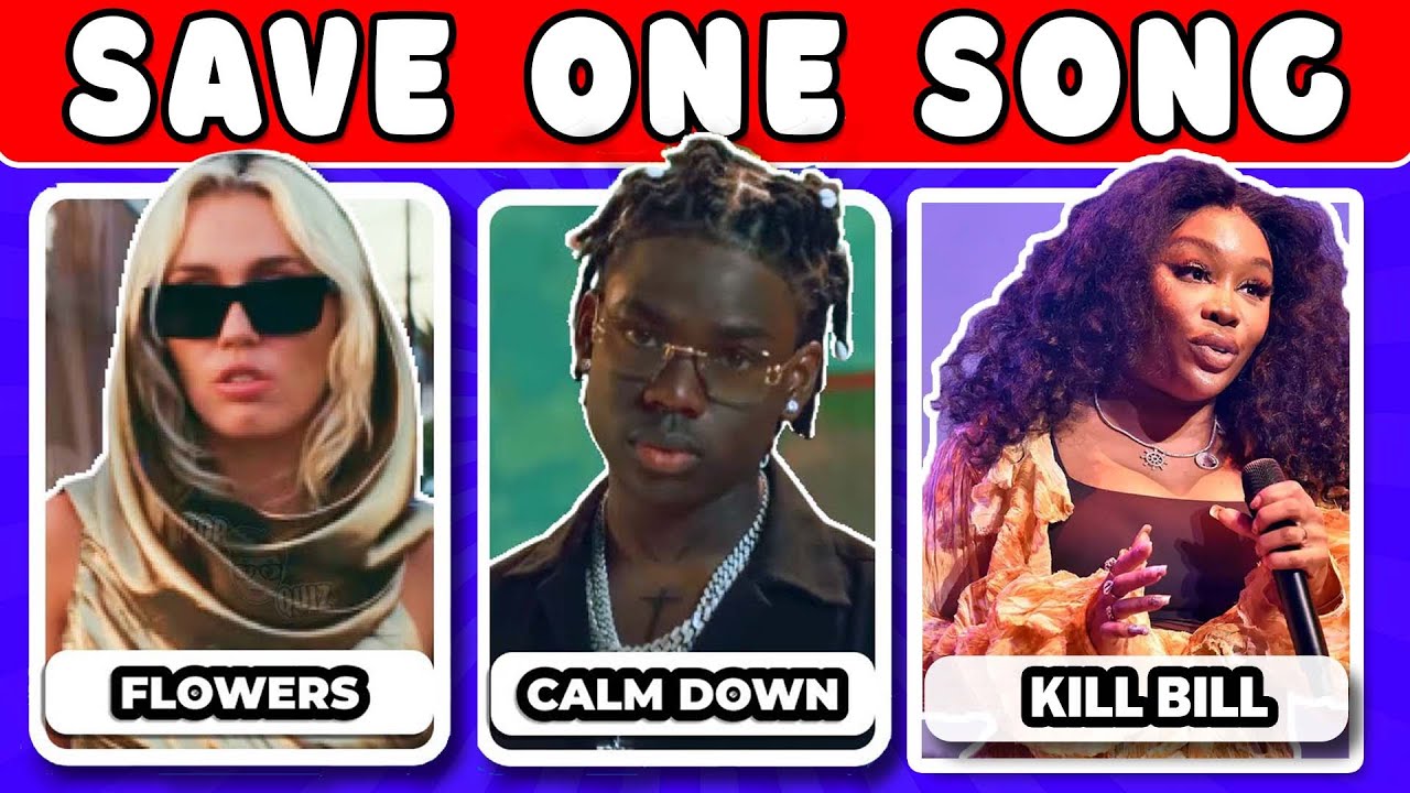 🎶 Save One Song for the Most Popular Artists | Save One Song Challenge ...