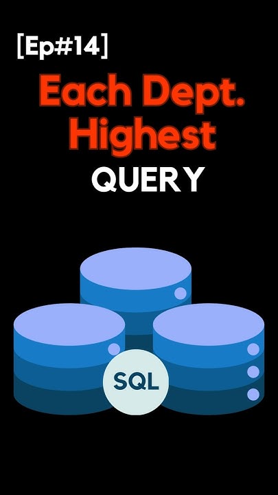 Can You find the Highest Salary in each Department using SQL? #shorts #sql #coding #salary - YouTube