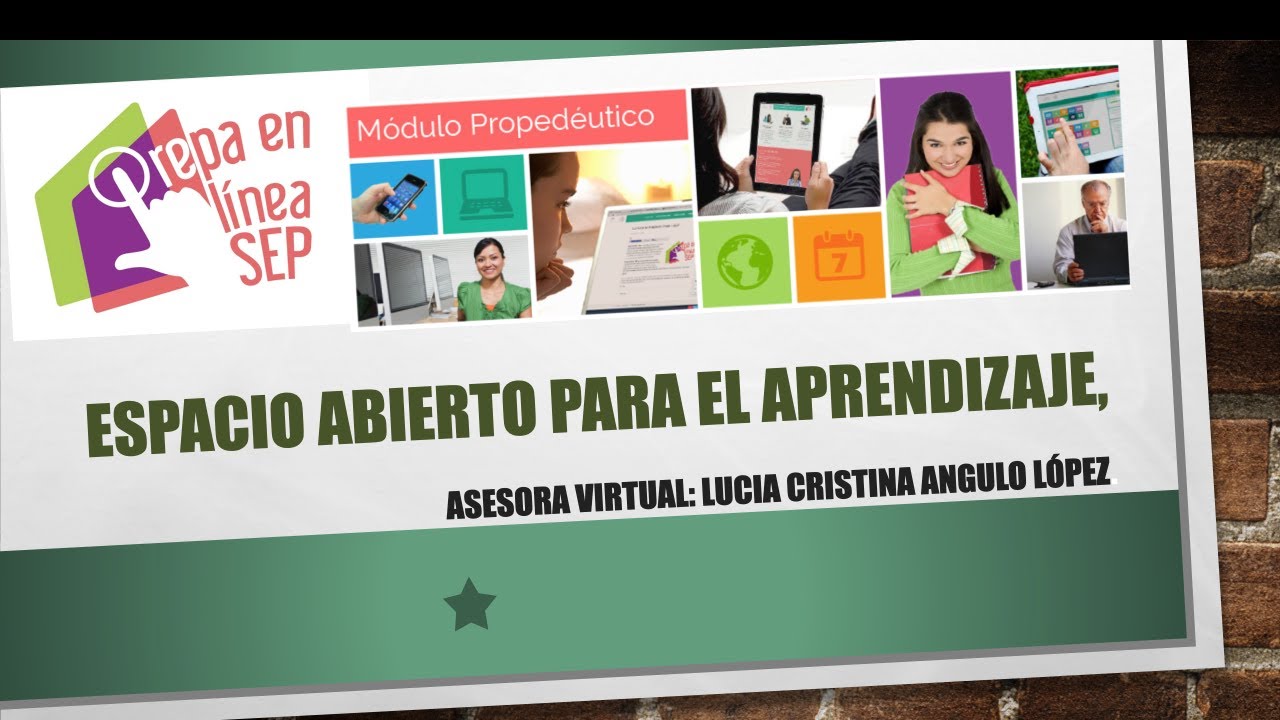 1er. Espacio abierto para el aprendizaje de semana 2-G50 - YouTube