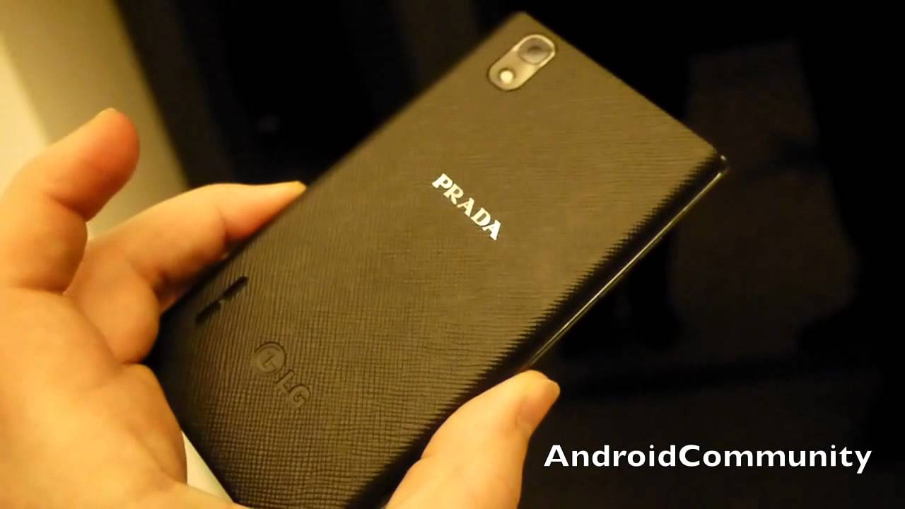 PRADA Phone by LG 3.0 Hands-On Android Community - YouTube