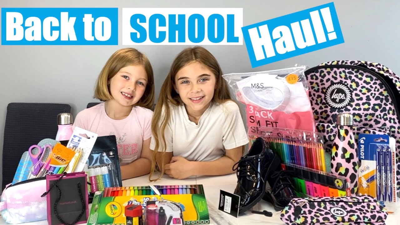 BACK TO SCHOOL SHOPPING HAUL - YouTube
