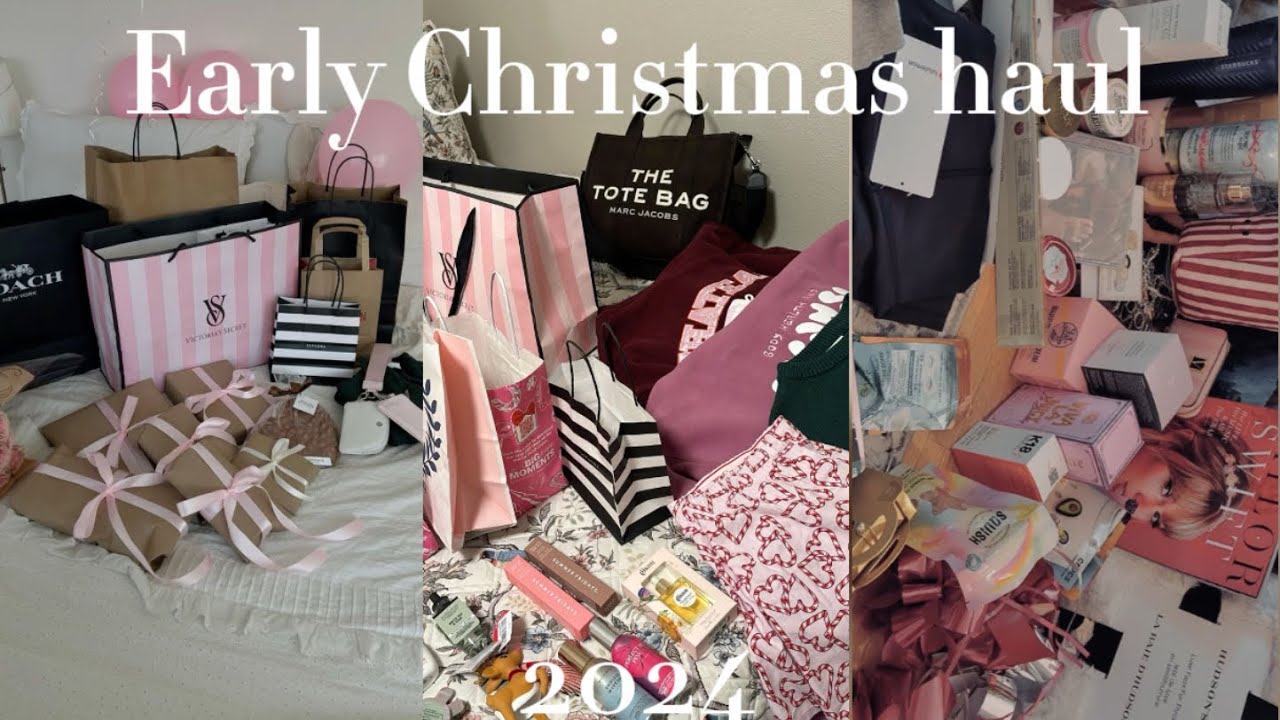 Early Christmas haul 2024 compilation 🎄 - YouTube