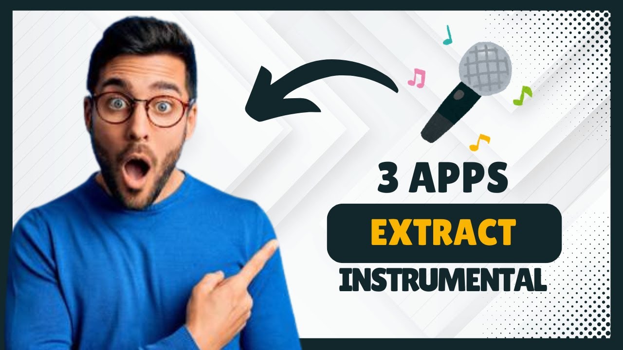 3 Apps for Extracting Instrumental from a Song for Karaoke - YouTube
