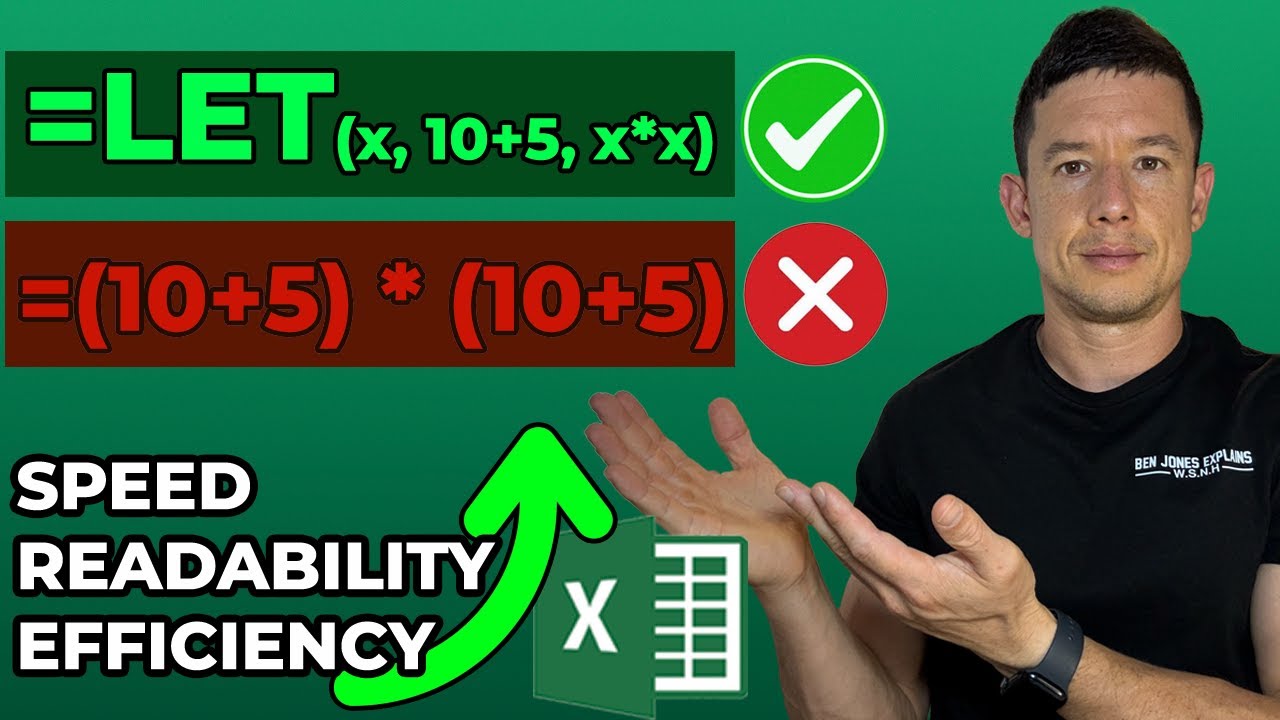 Excel LET Function Tutorial | Clean, Fast & Smarter Formulas - YouTube