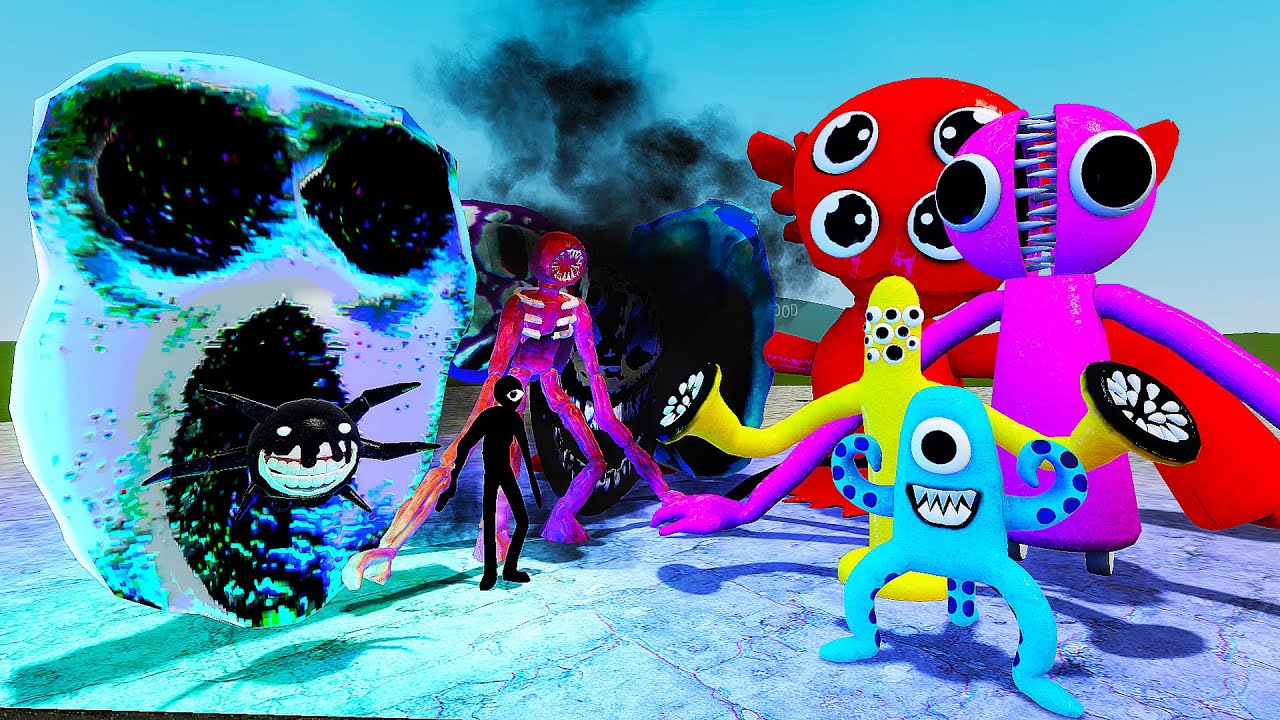 ALL ROBLOX DOORS NEXTBOTS VS NEW RAINBOW FRIENDS in Garry's Mod! - YouTube