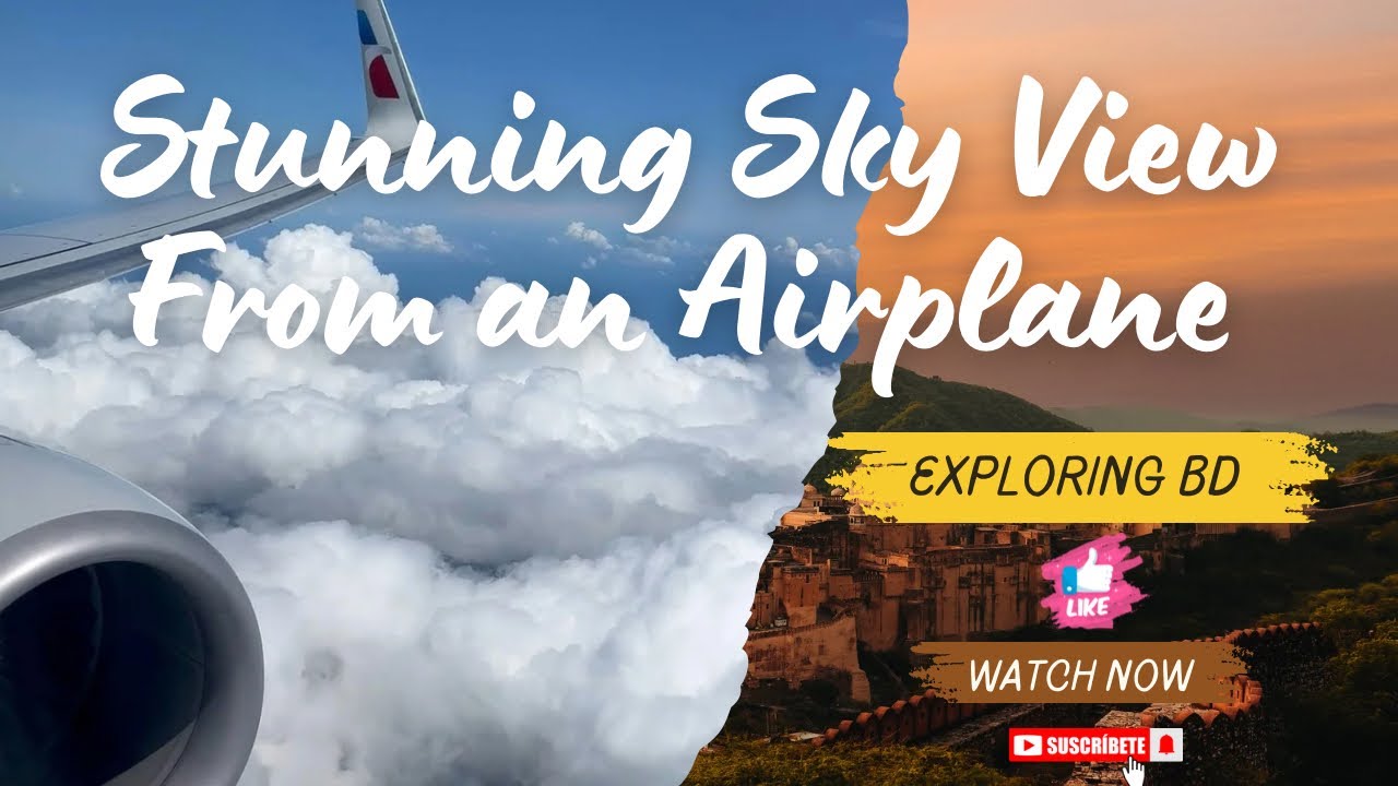 Stunning Sky View From an Airplane - YouTube