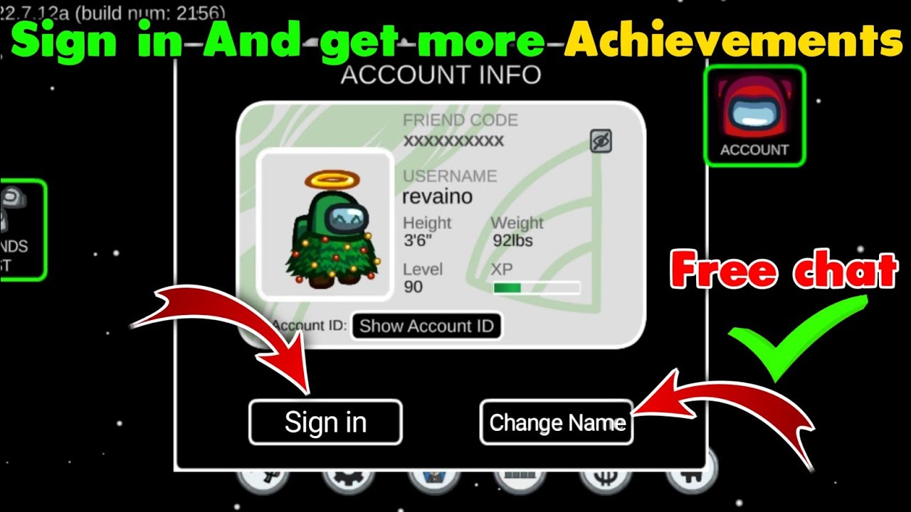 Among us - how to sign in and get more achievements || How to sign in ...