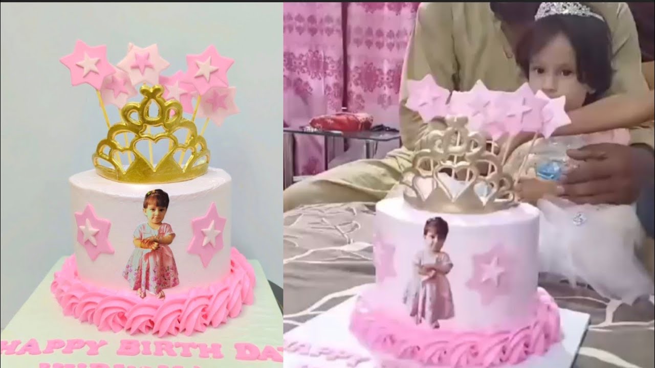baby crown cake // vanilla cake // @Srcakesandbakes - YouTube
