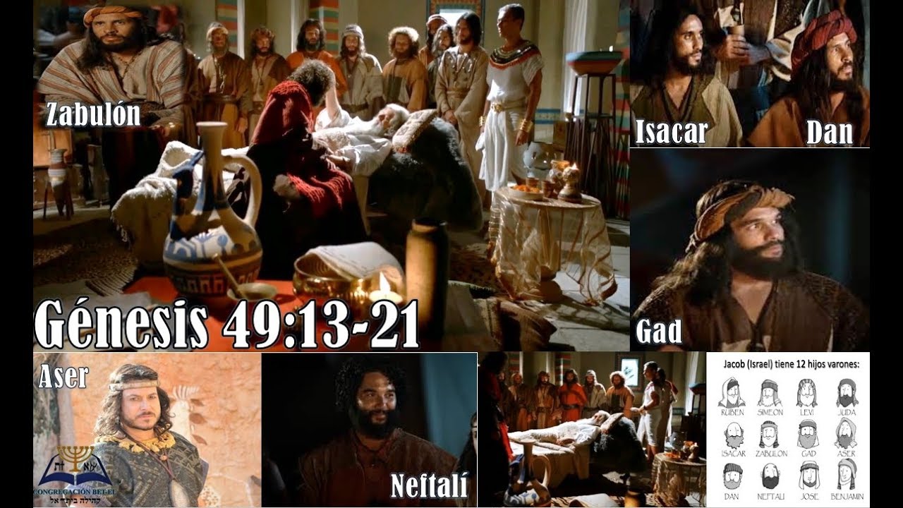 72-Génesis 49:13-21-Bendiciones Finales de Jacob - YouTube